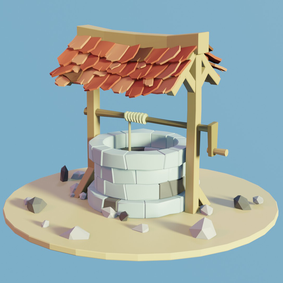 ArtStation - Stone Well