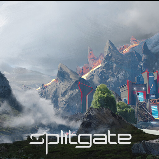ArtStation - Splitgate - Lavawell Concept