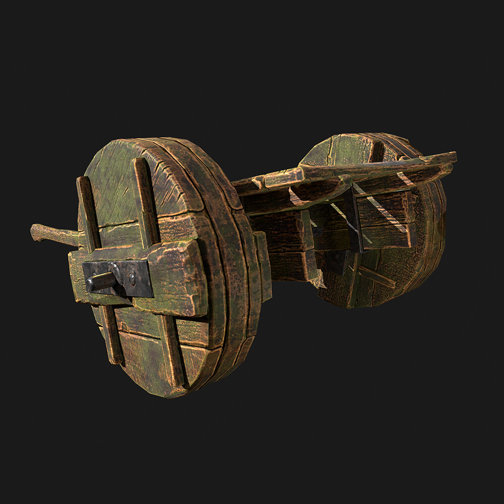 ArtStation - Wood Cart