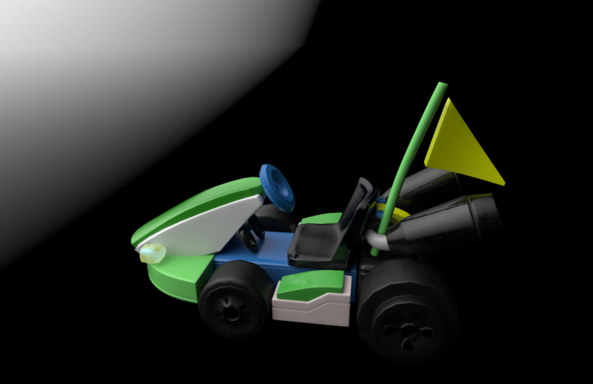 ArtStation - Yoshi Kart Sub D Study