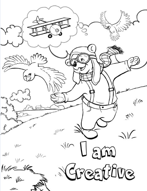 ArtStation - "I am a Masterpiece - Kids Coloring Book " - Ruby Rain
