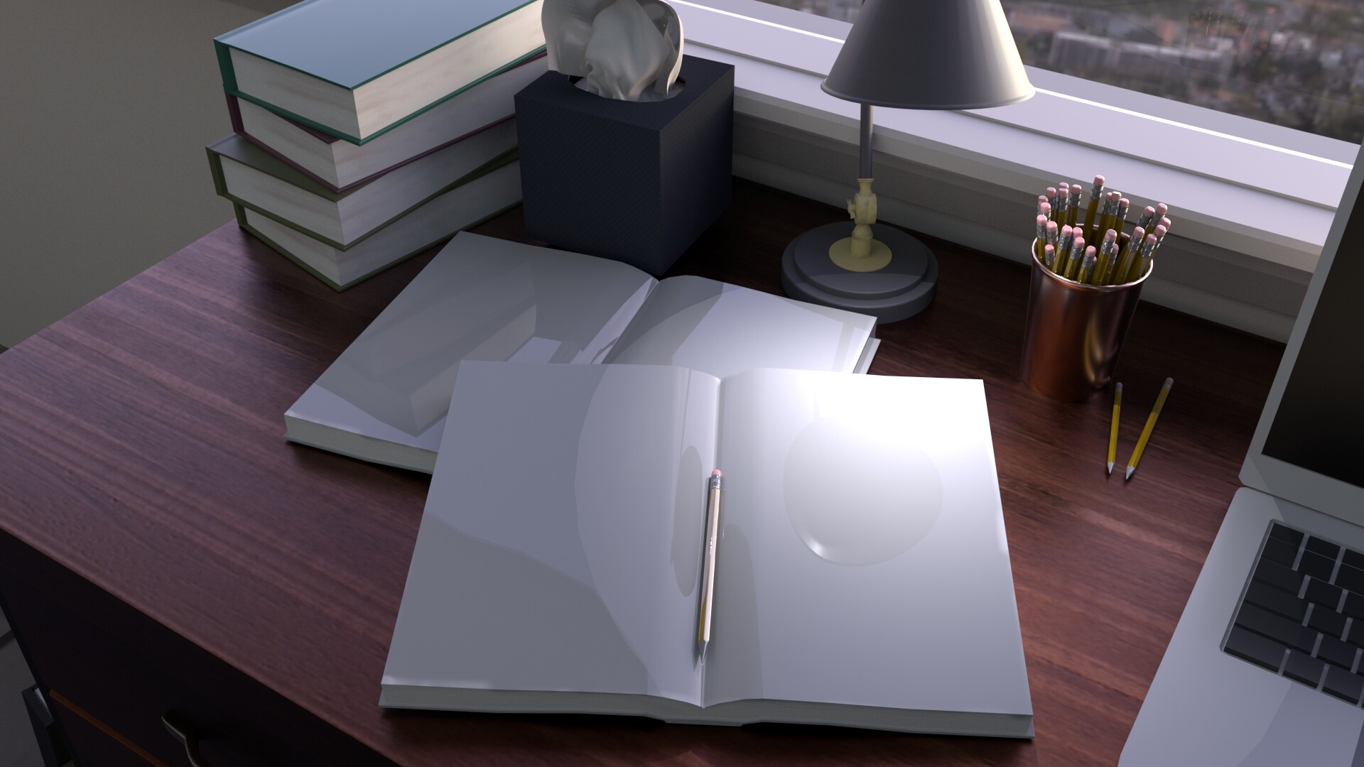 ArtStation - Seaside Study Room