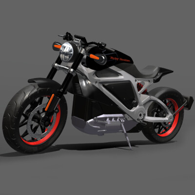 ArtStation - 3D electric motorbike