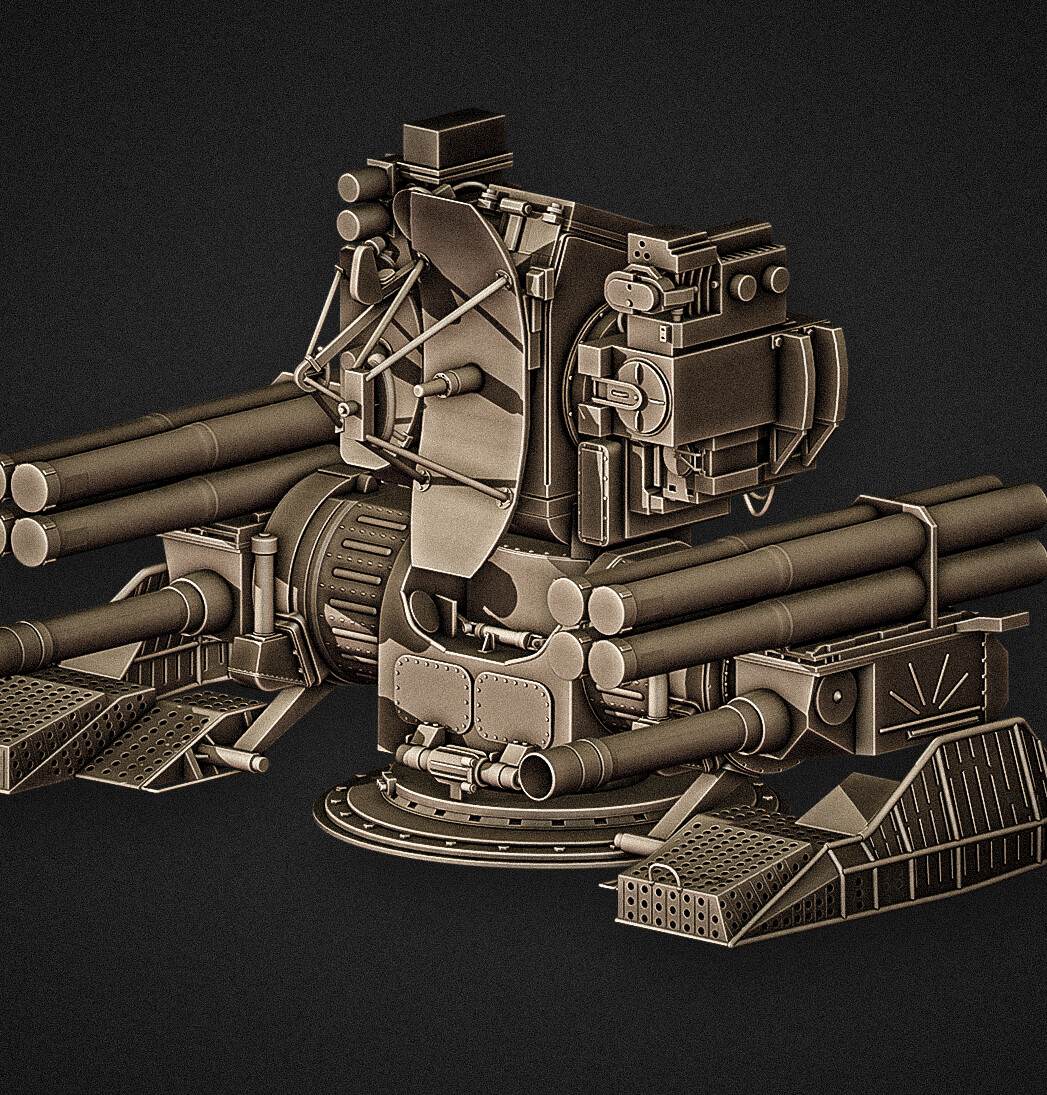 ArtStation - Russian CIWS Kortik/Kashtan