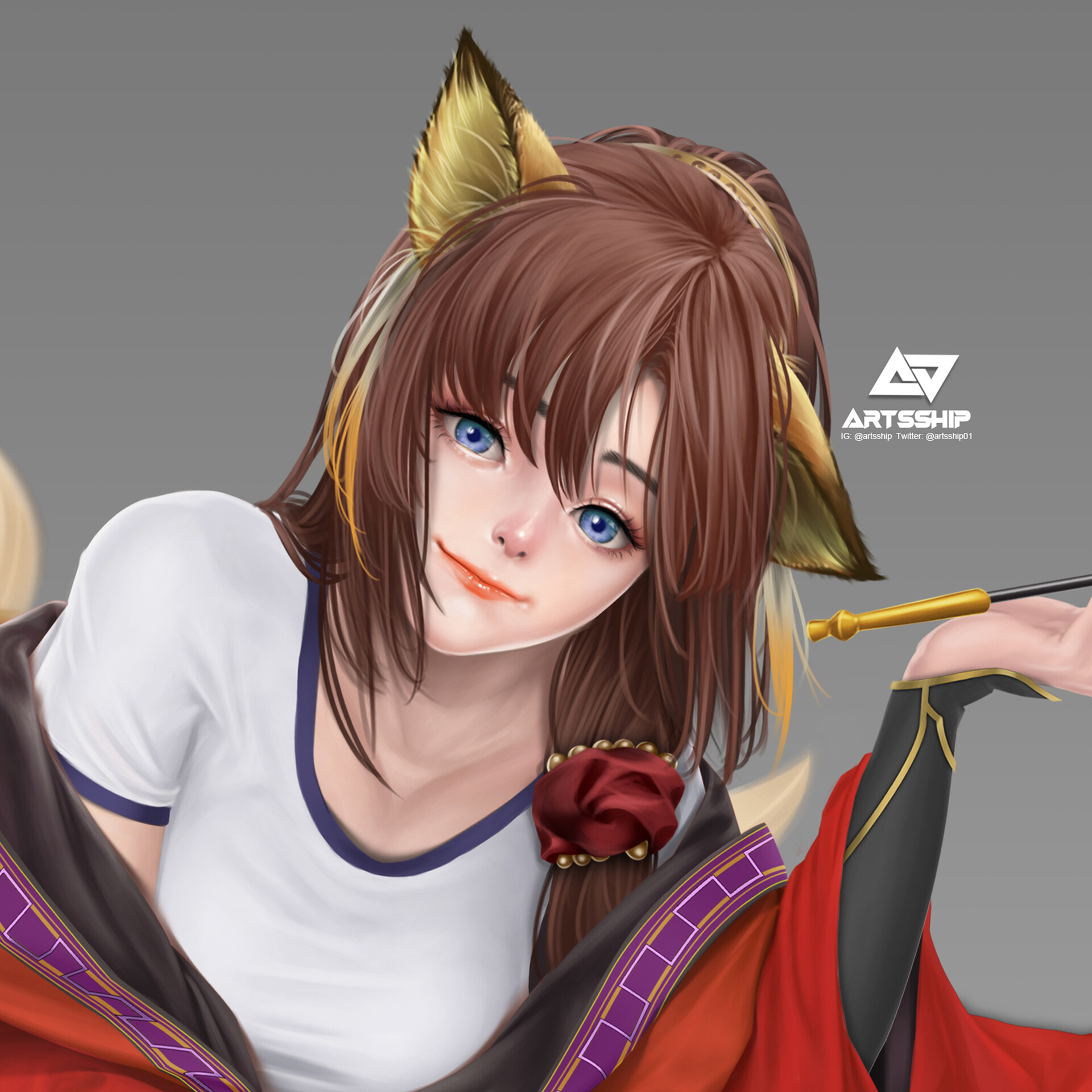 ArtStation - fox lady