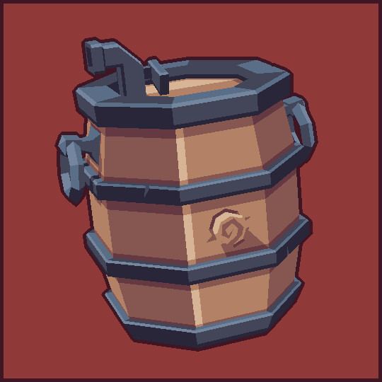 ArtStation - Stylized Barrel