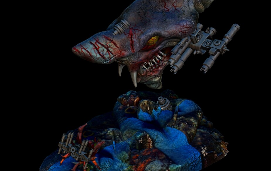 ArtStation - ZOMBIE SHARK