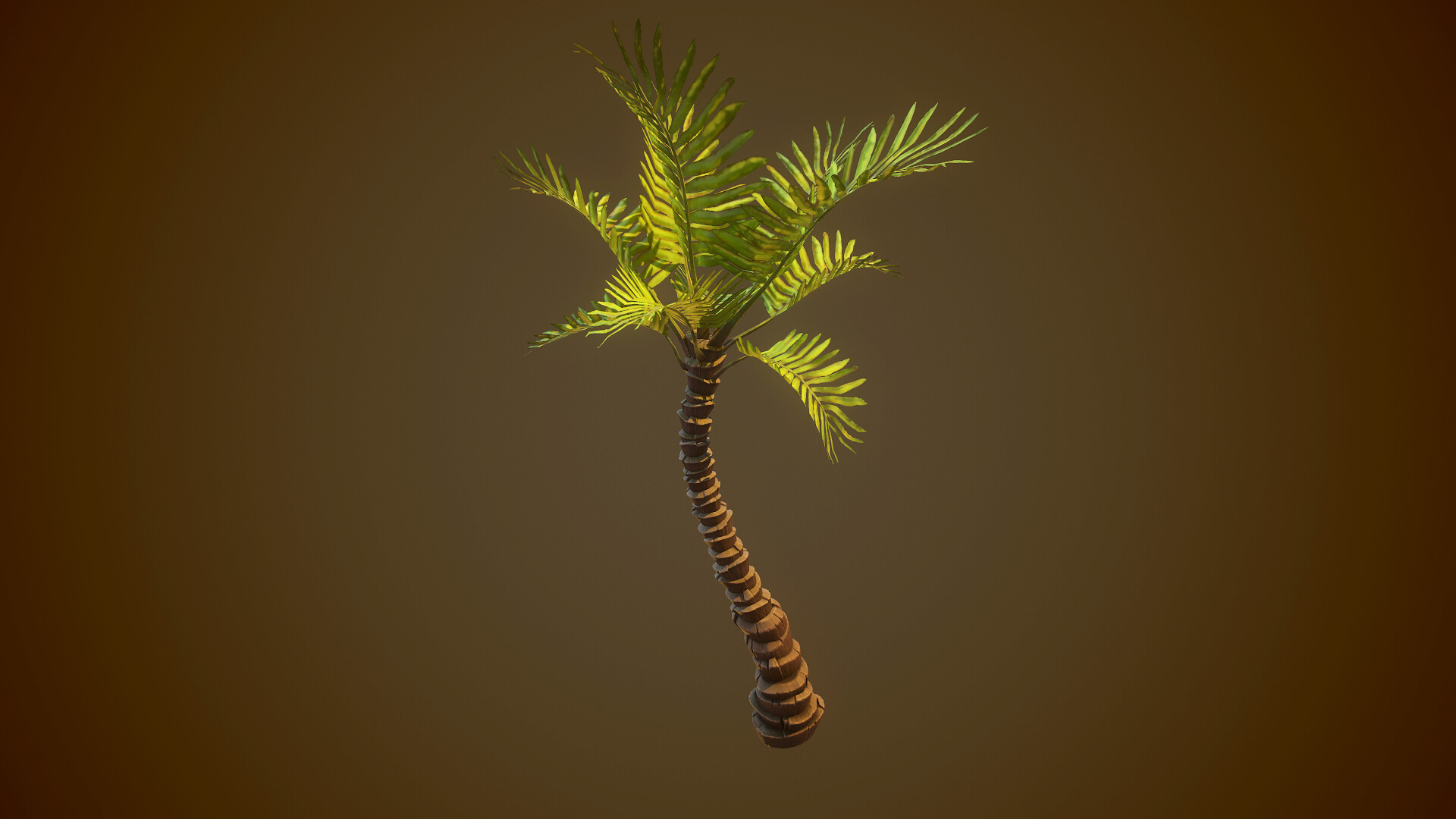 ArtStation - Stylized Palm Tree