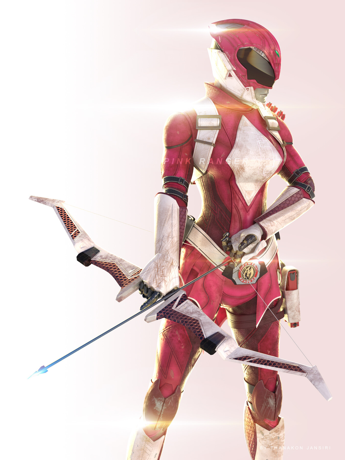 ArtStation - Pink Ranger