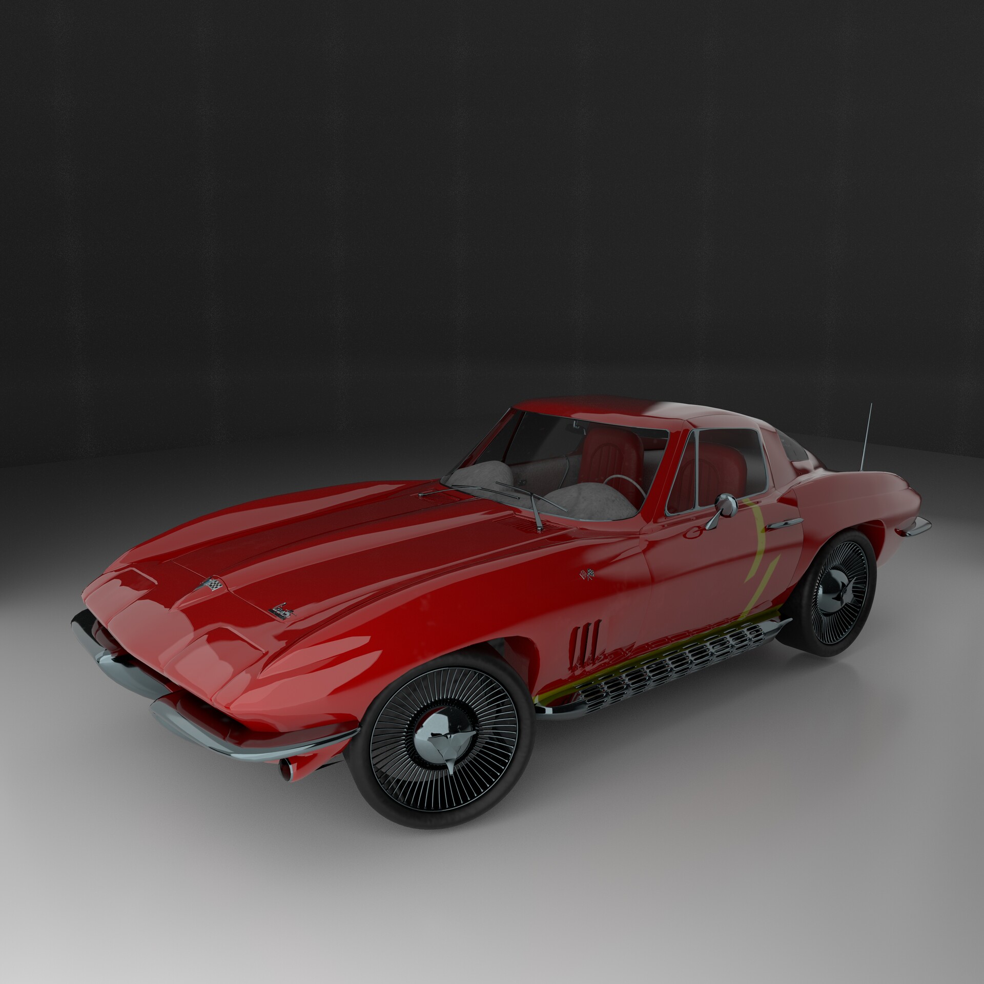 ArtStation - 1962 Corvette C2