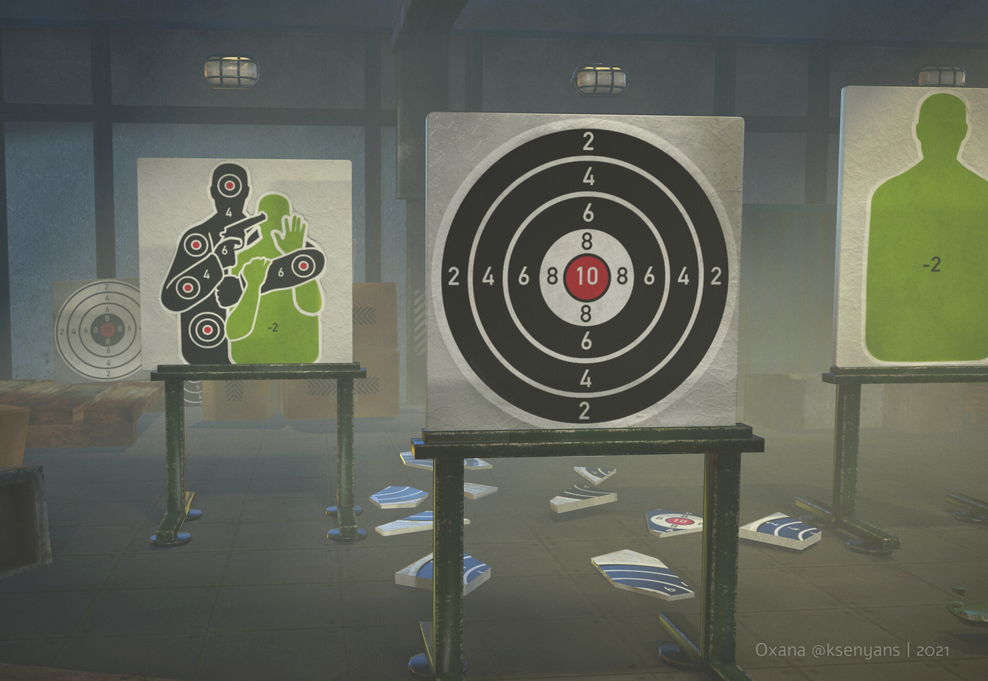 ArtStation - Shooting Range 3D