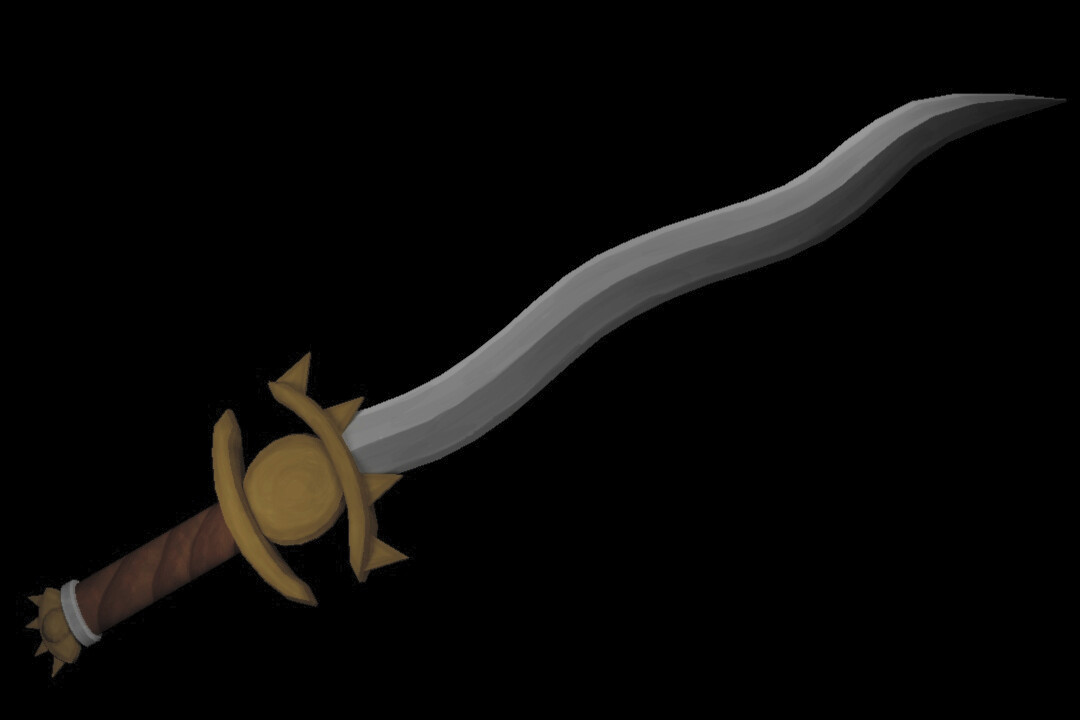 ArtStation - Nightmare Sword re-made in 3D