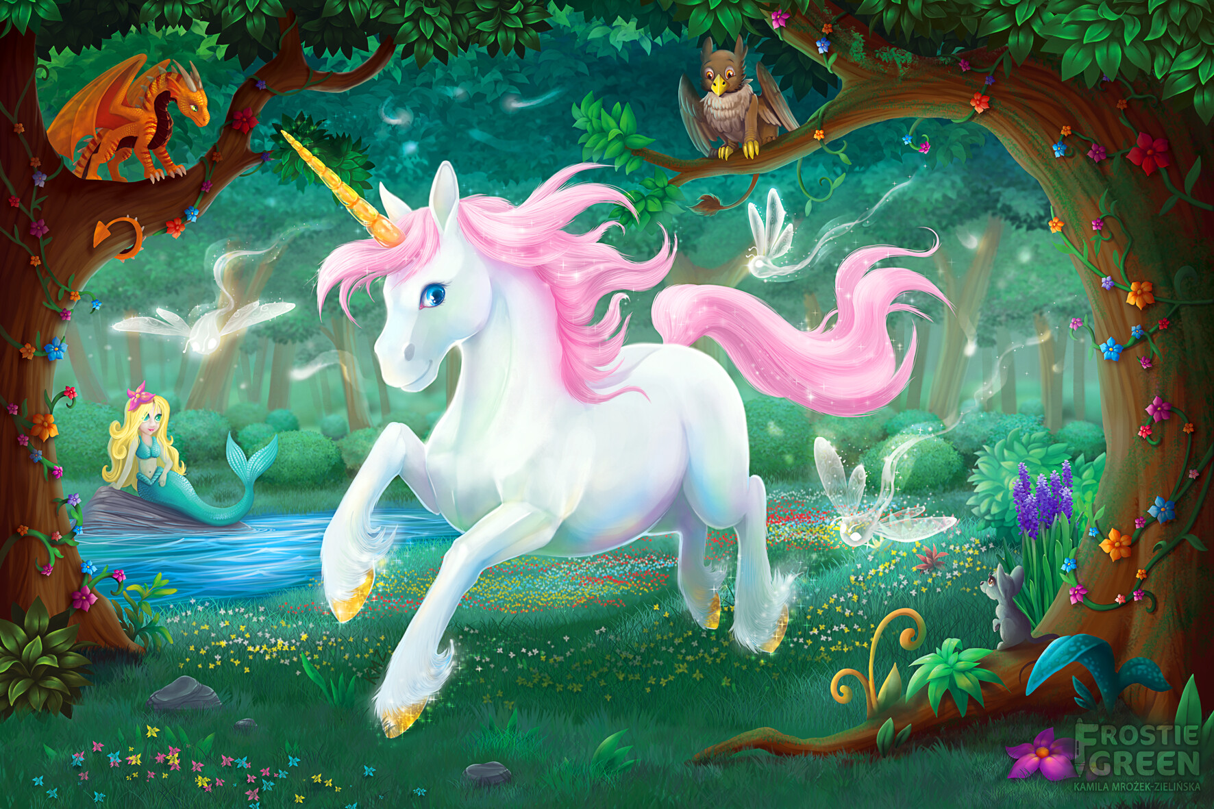 ArtStation - Forest Unicorn