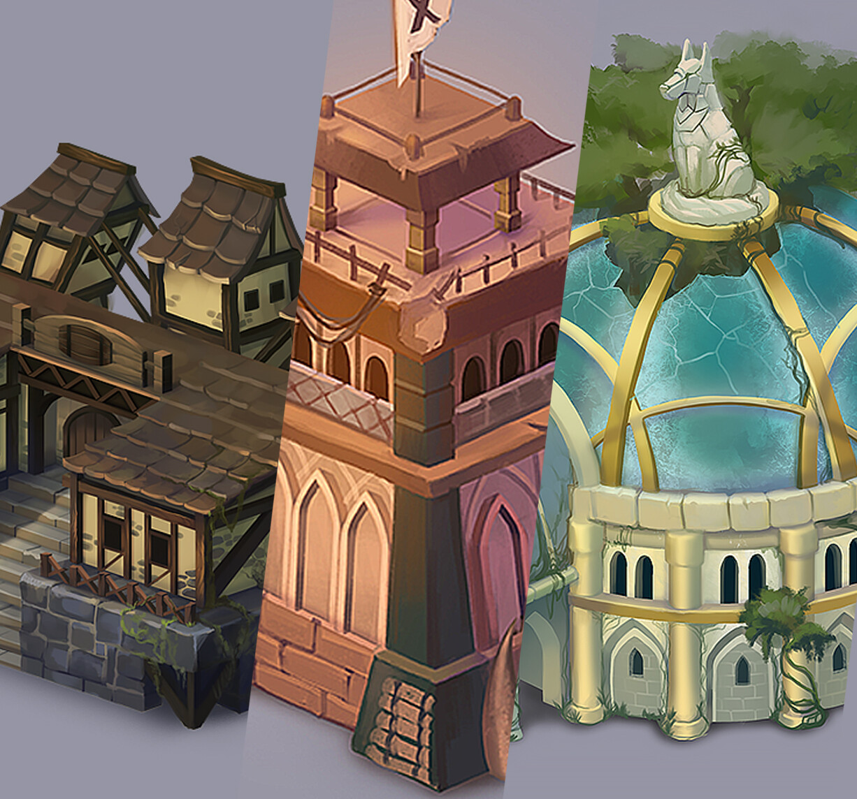 ArtStation - Isometric house