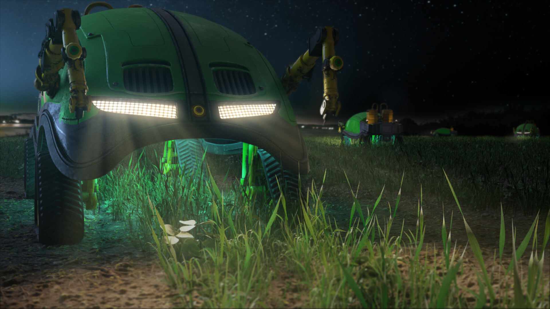 ArtStation - Futuristic Drone Visualization