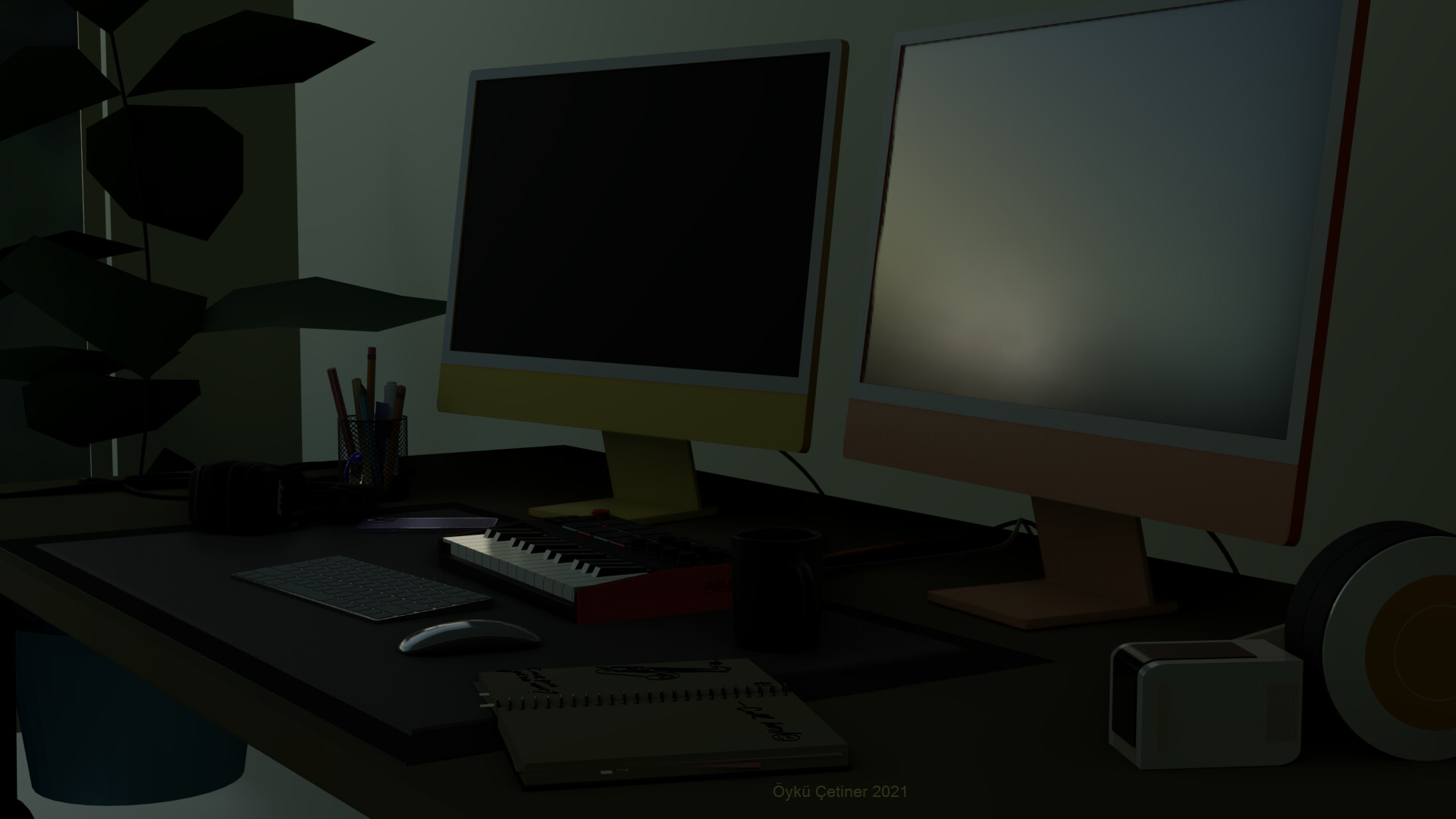 ArtStation - Office Scene - Blender Renders