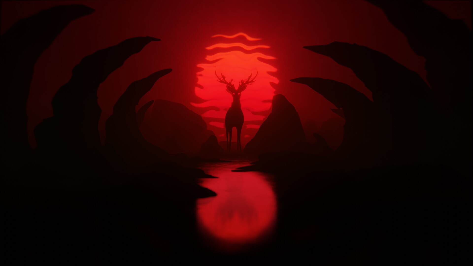 ArtStation - Red Sunset