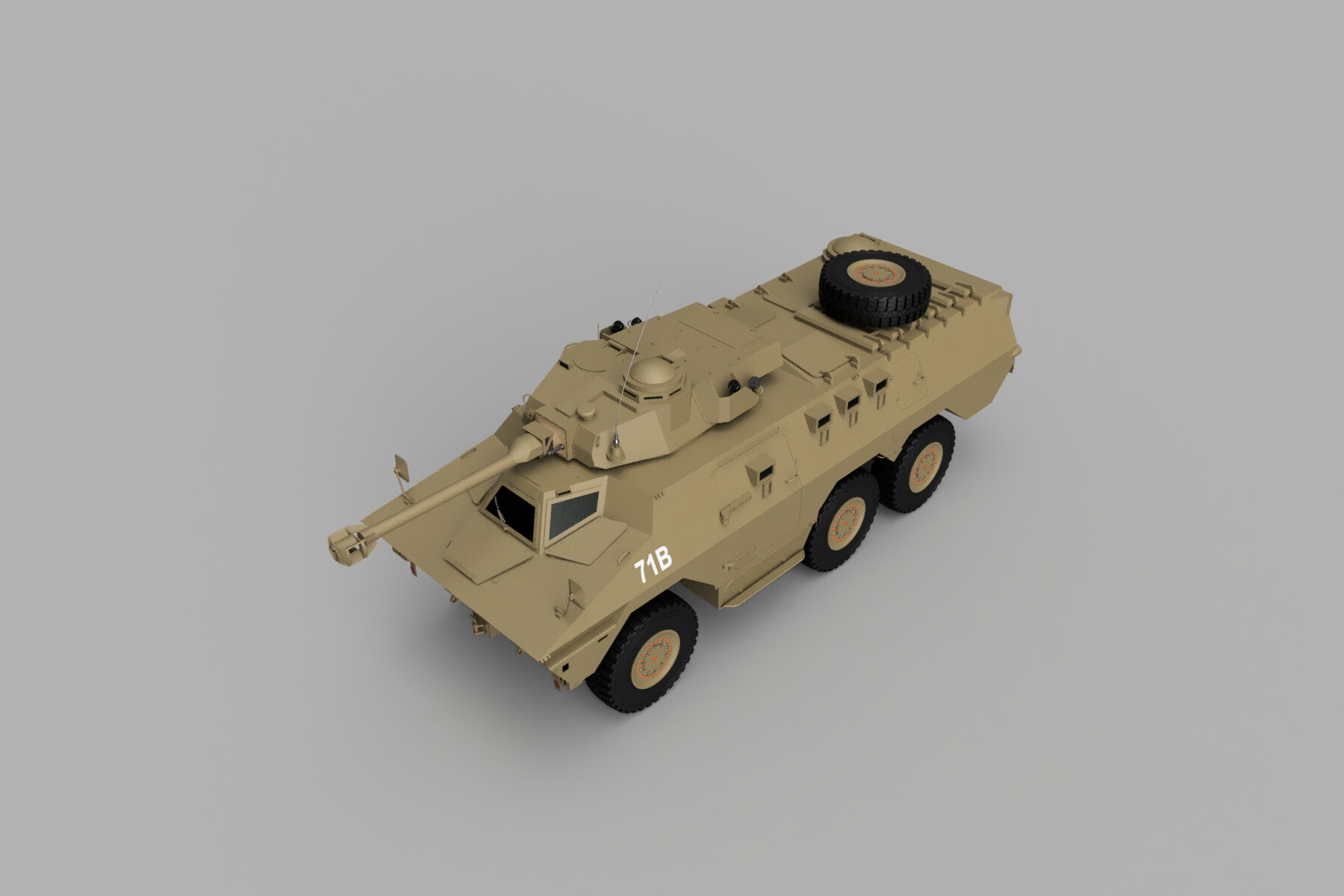 ArtStation - Ratel - South African Infantry Fighting vehicle (IFV)