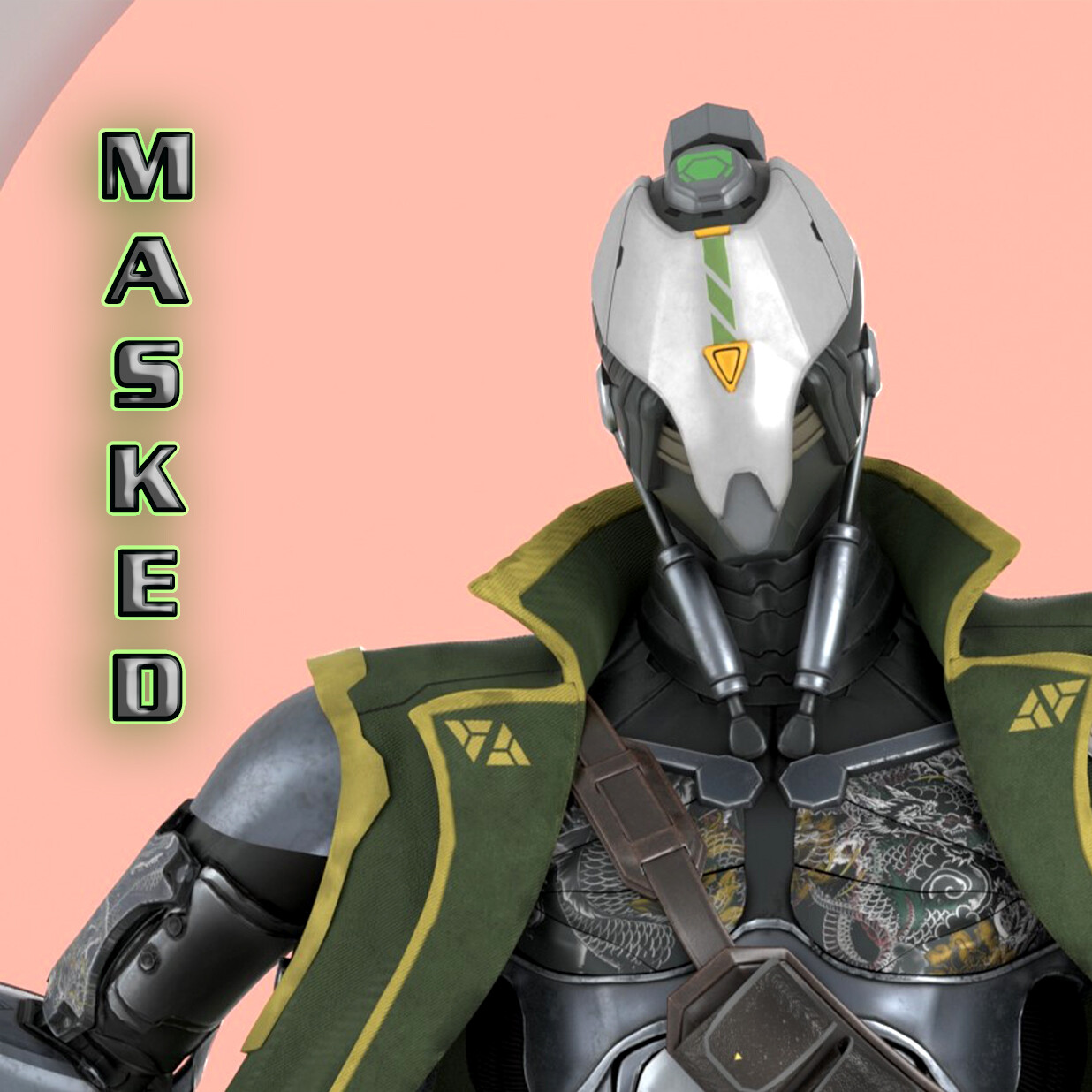 ArtStation - Masked Warrior - Artstation challenge