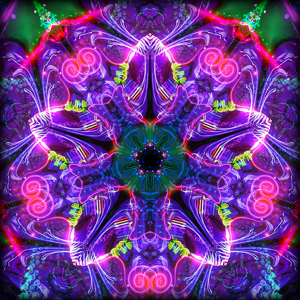 Natural Warp - Neon Wave - a 360° Collab with James Fox