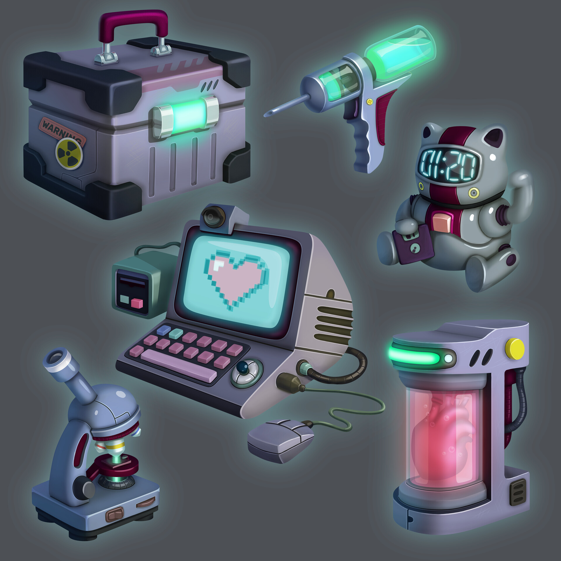 ArtStation - Scientific props