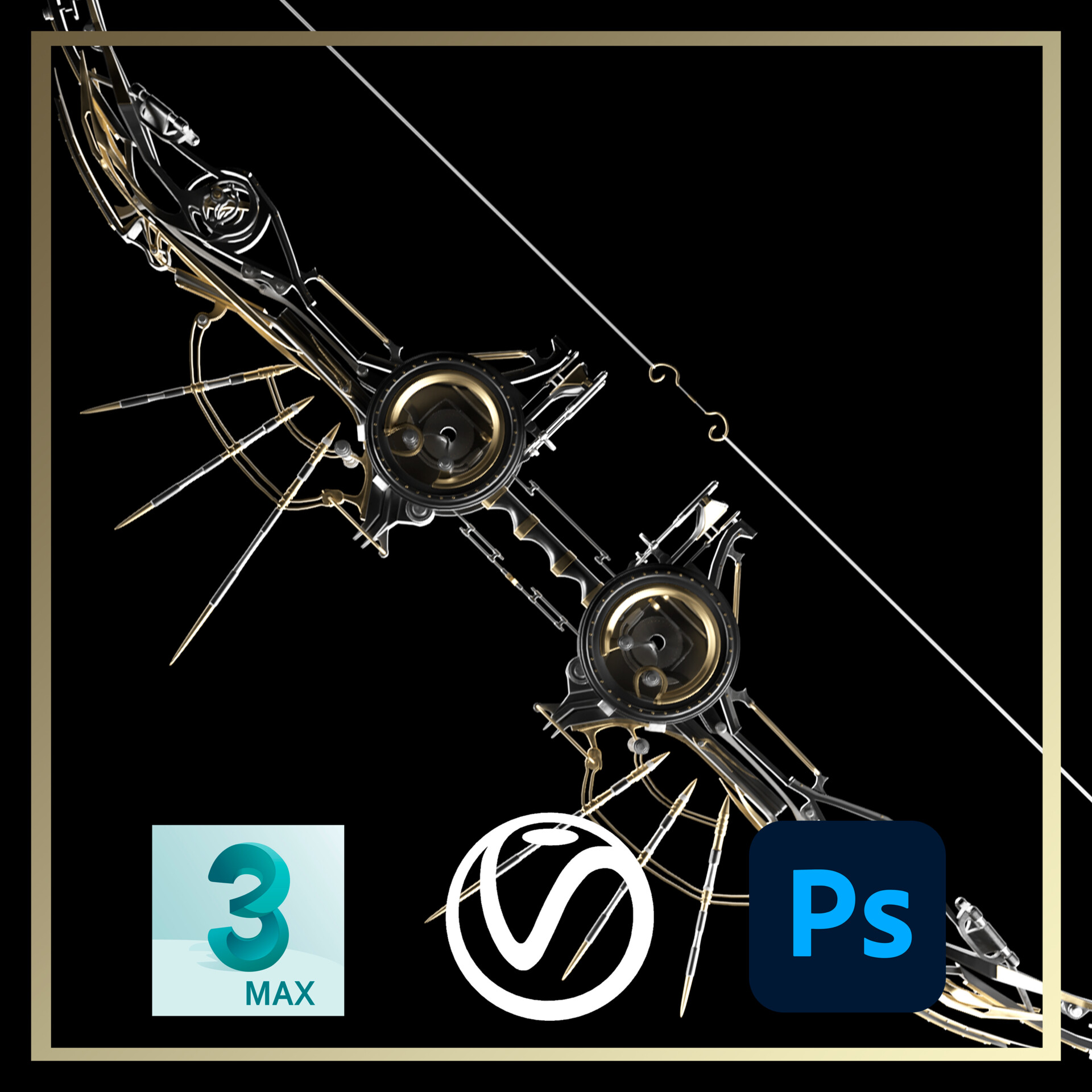 ArtStation - Steampunk Bow