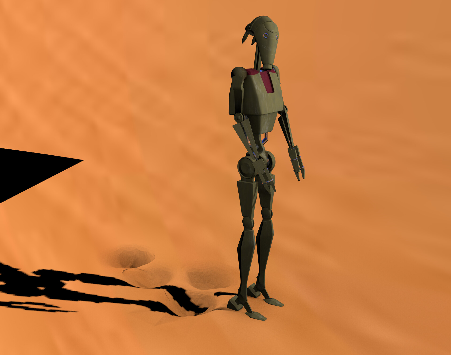 ArtStation - droid de combat