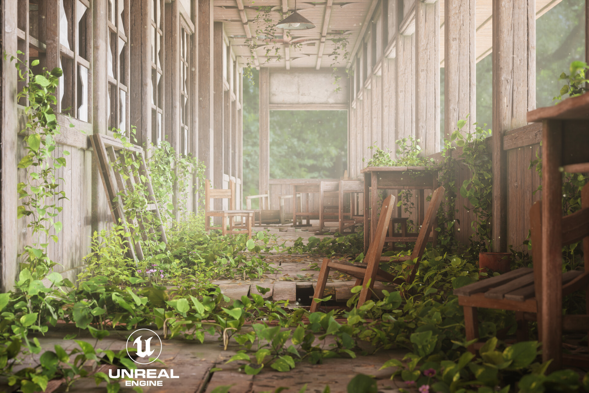 ArtStation - Broken Classroom - UE4