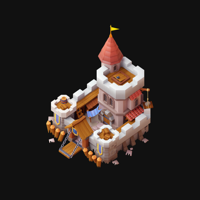 ArtStation - Stylized Buildings