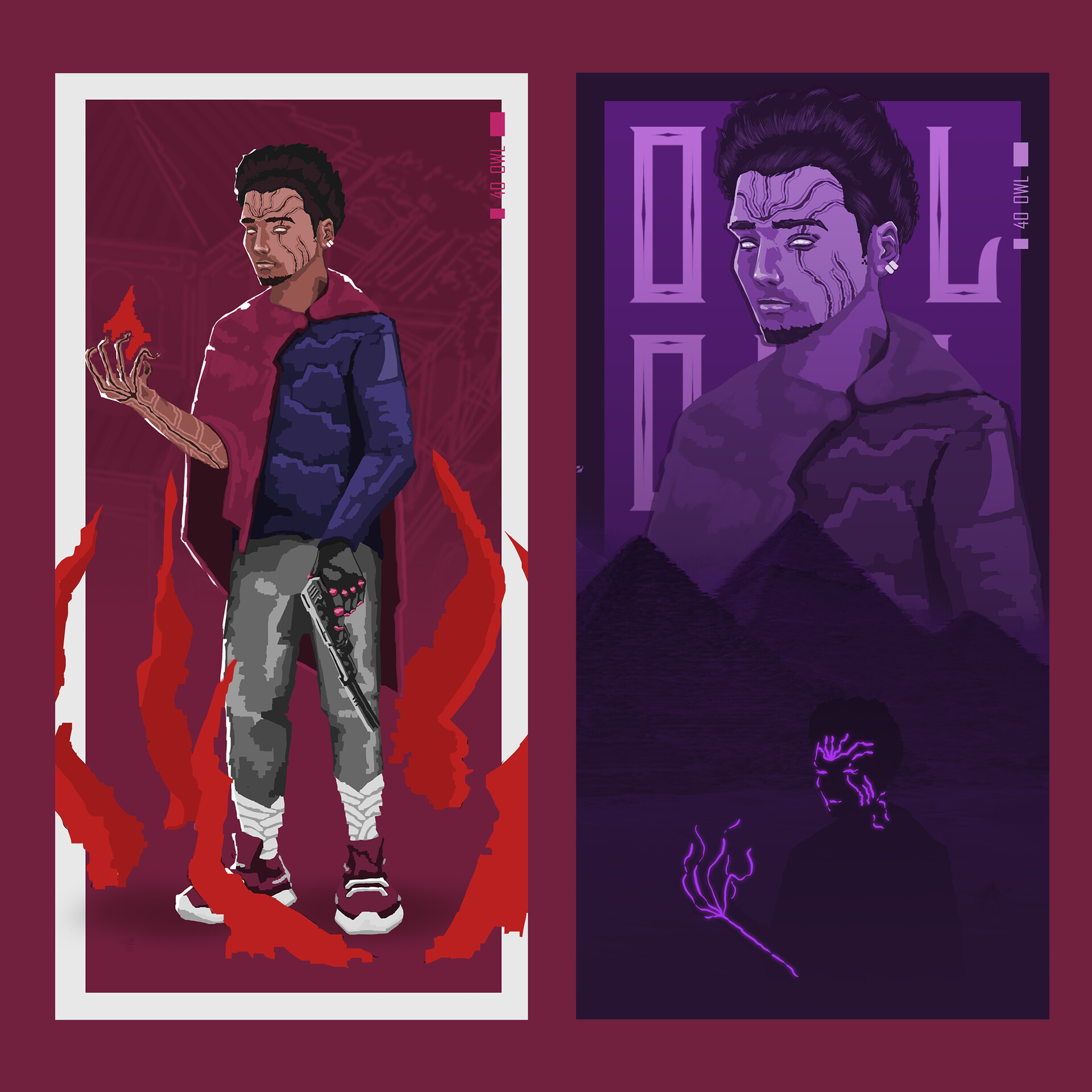 ArtStation - owl - valorant card