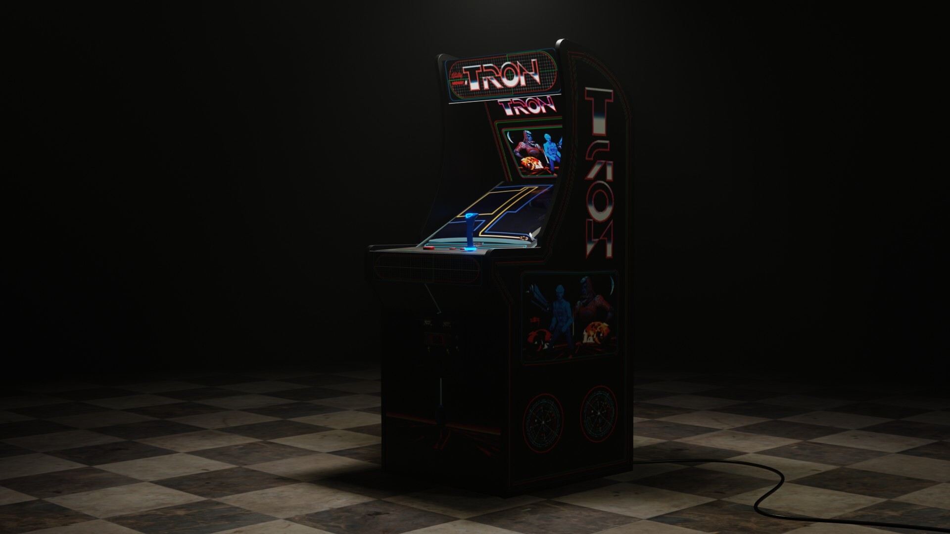 ArtStation - Tron Arcade 1982