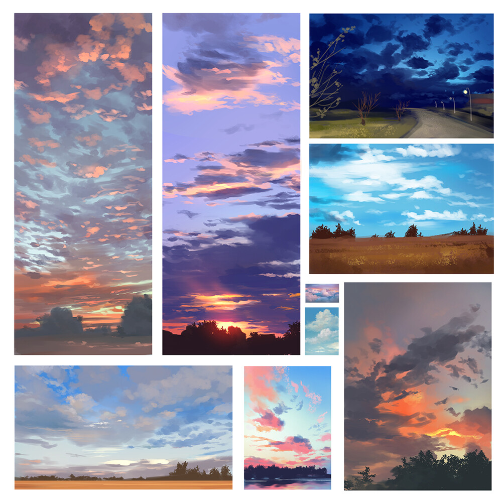 ArtStation - Sky studies (part 1)