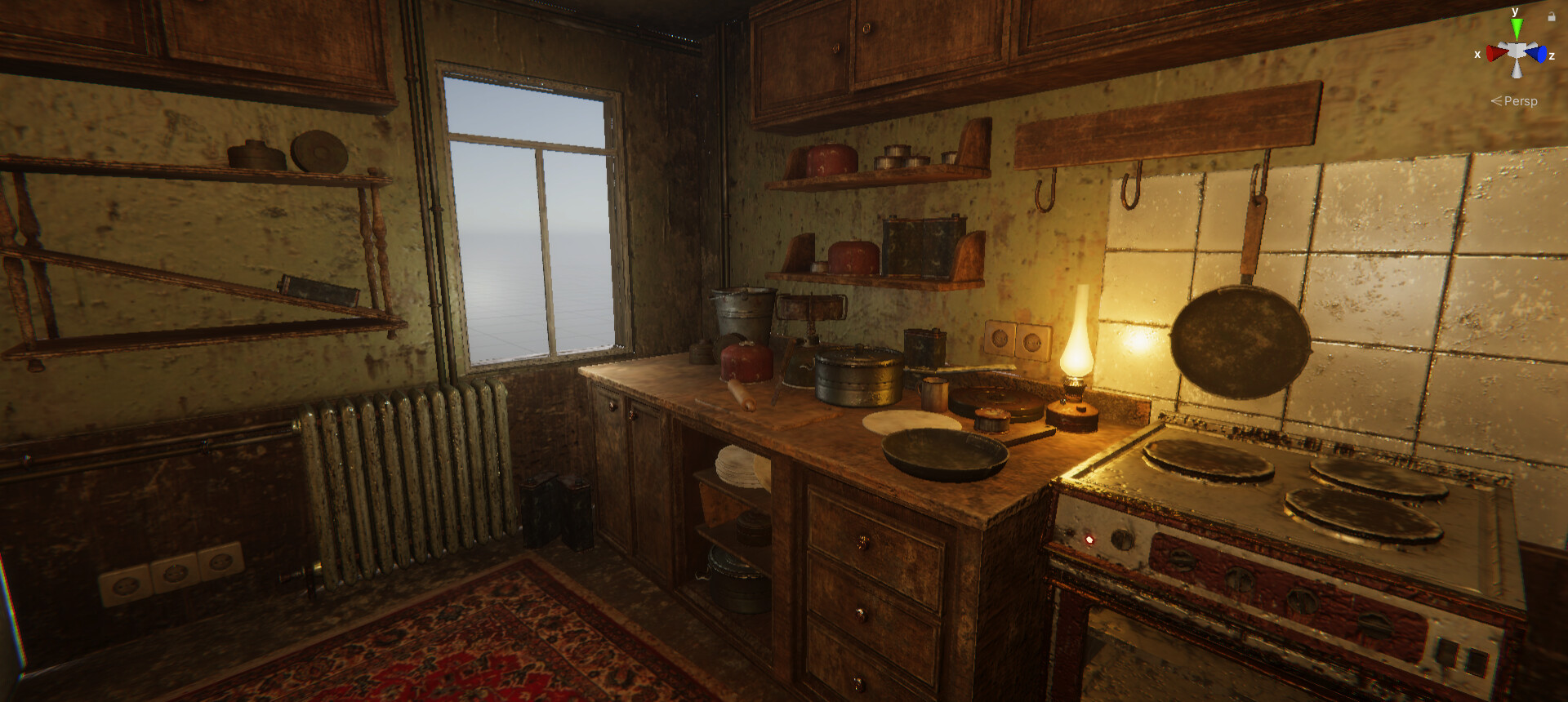 ArtStation - Old Soviet Kitchen