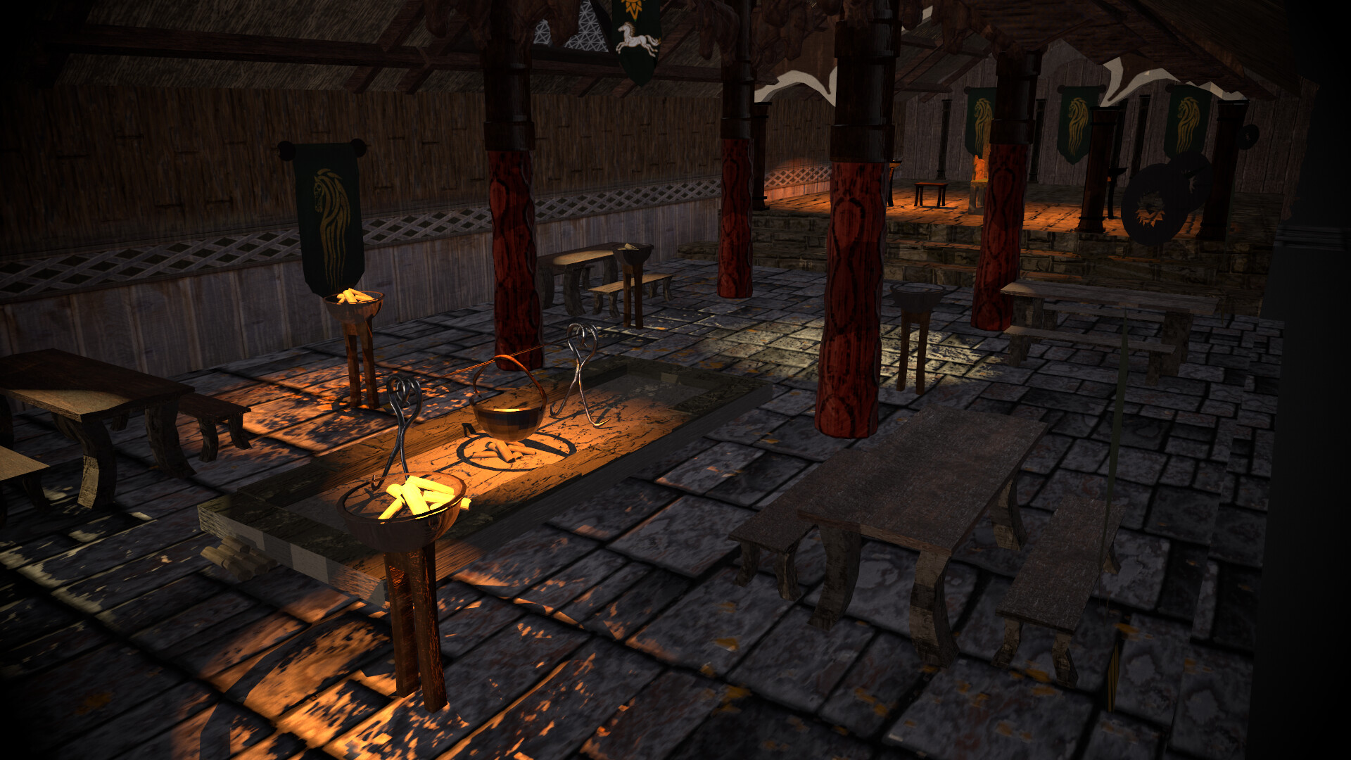 ArtStation - Great Hall of Edoras Environment Showcase