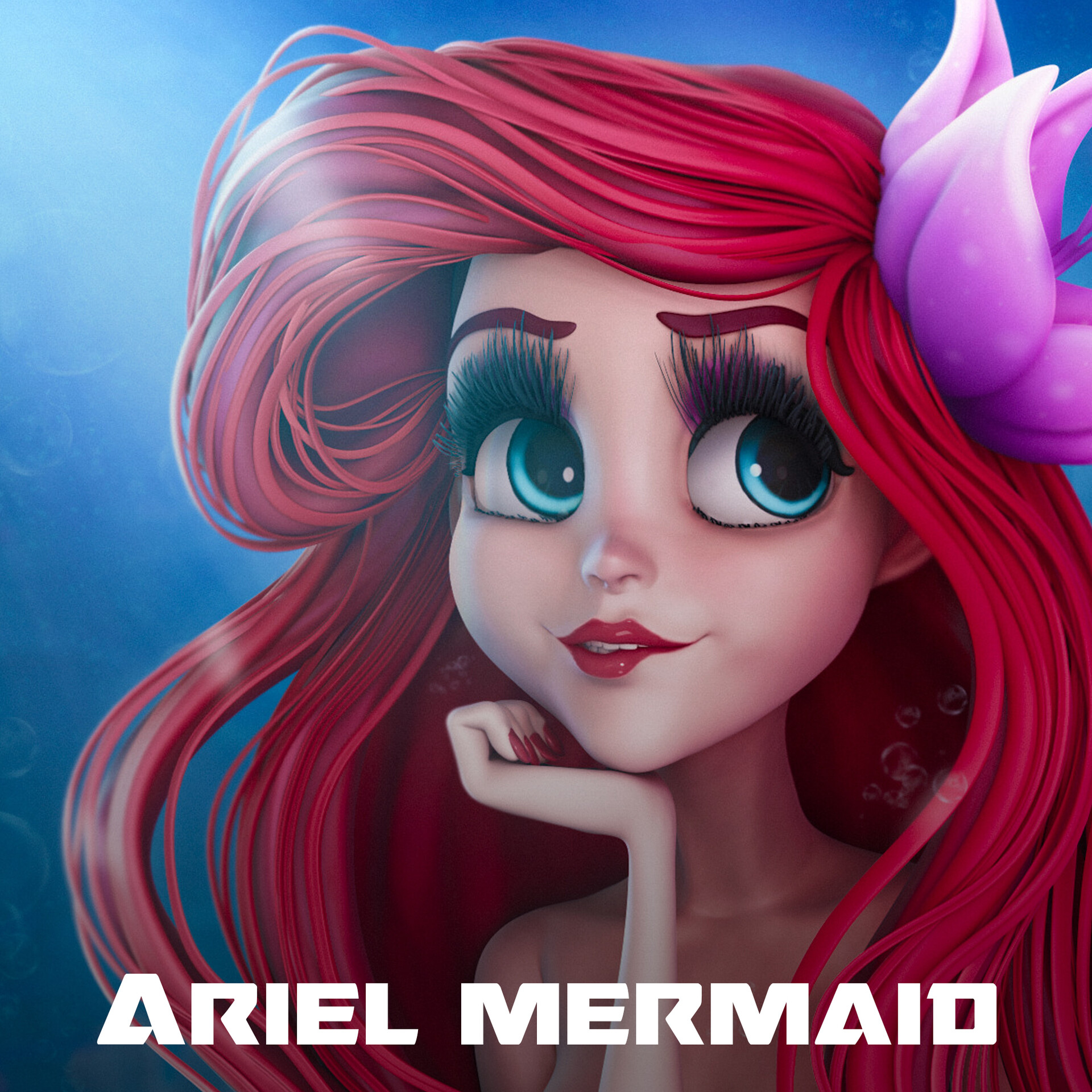 ArtStation - Ariel the little mermaid