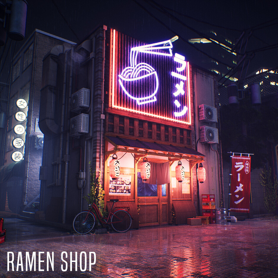 ArtStation - Tokyo Ramen Shop