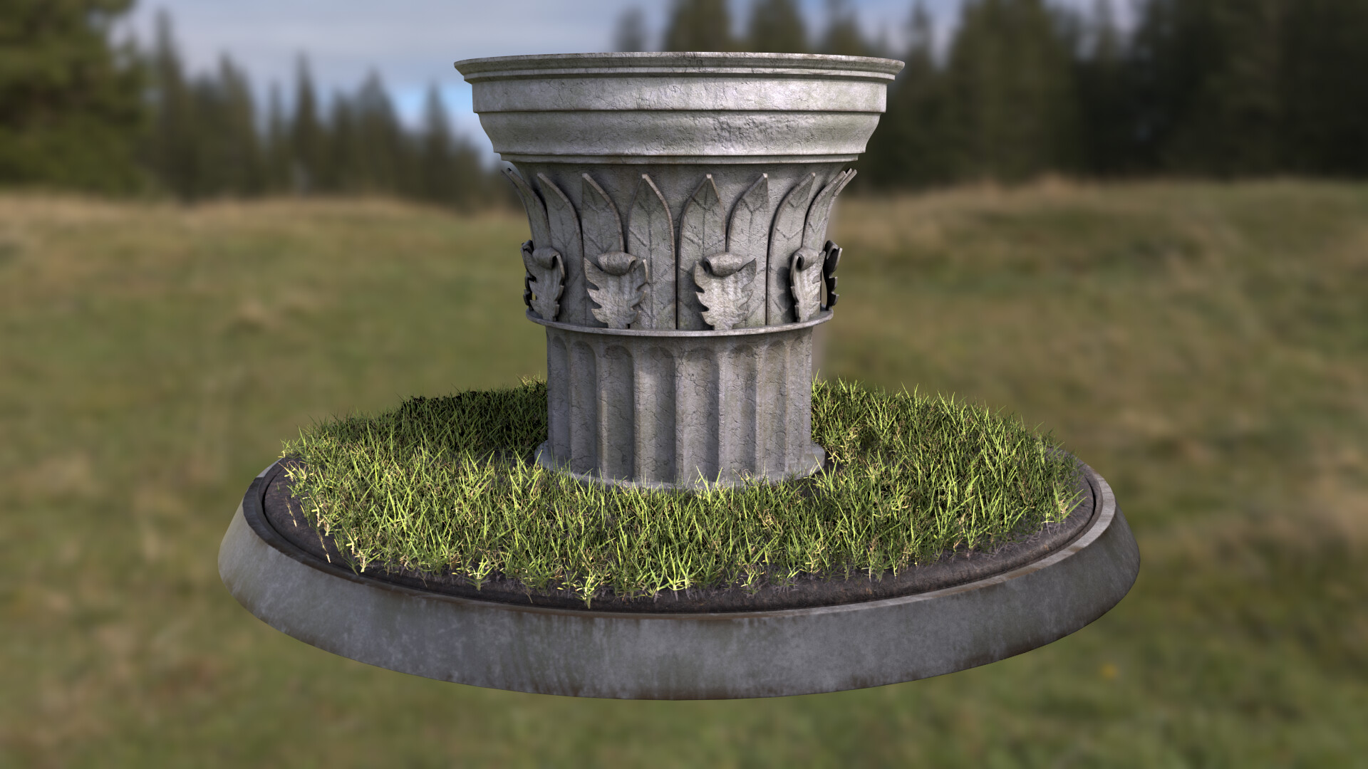 ArtStation - greek column