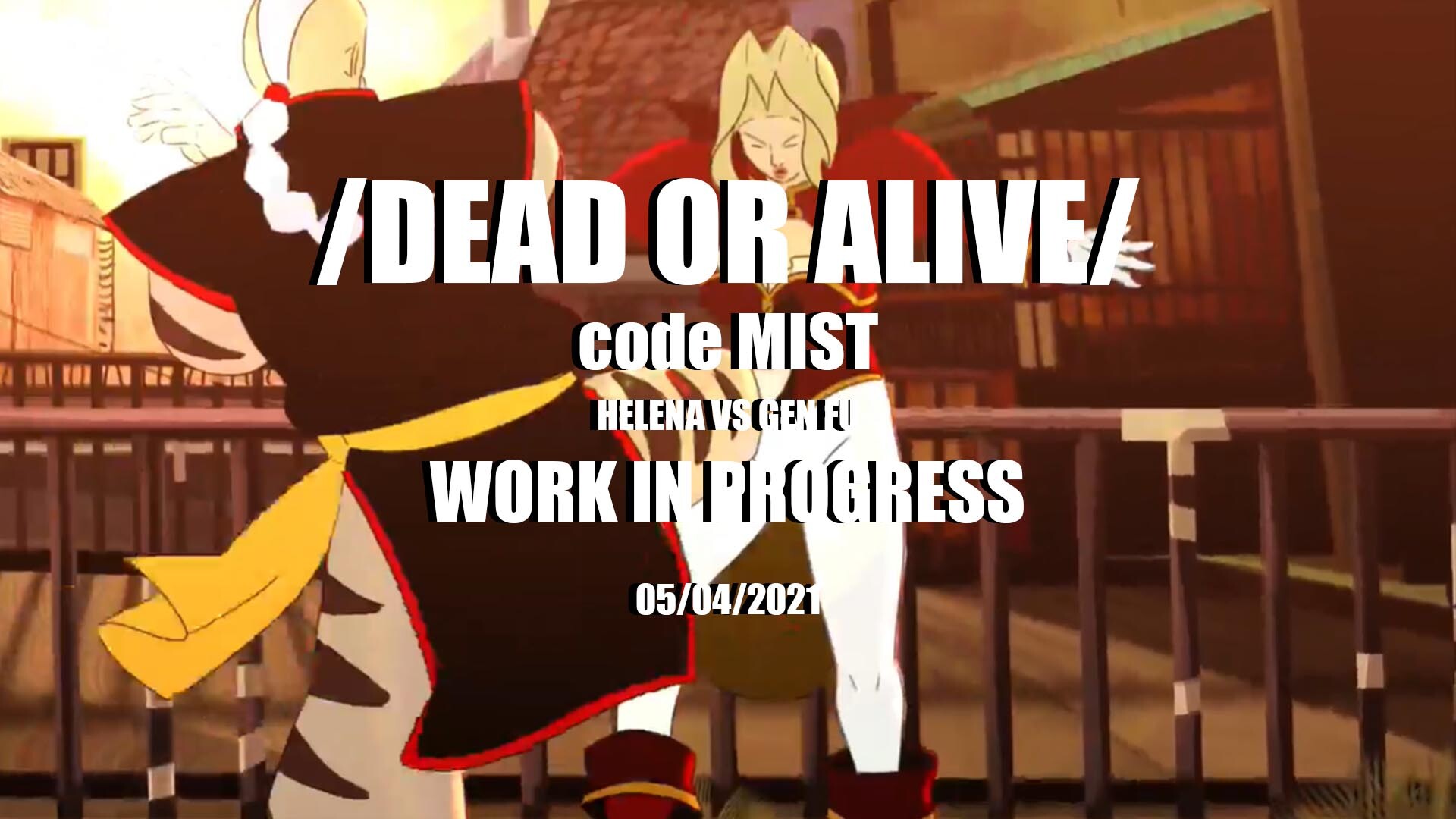 ArtStation - DEAD OR ALIVE : code mist /// HELENA VS GENFU WIP