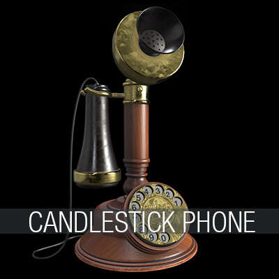 ArtStation - Candlestick Phone