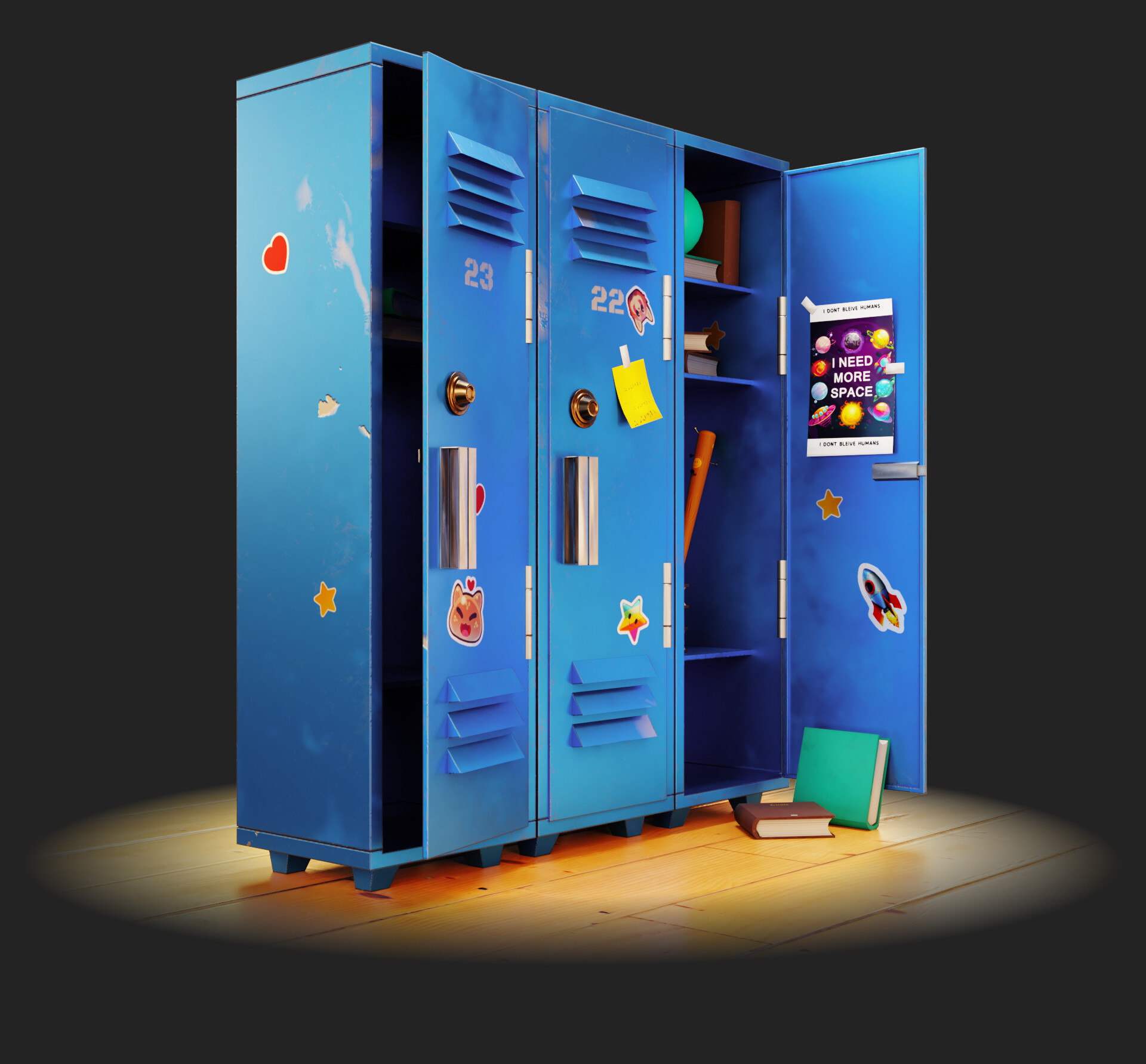 ArtStation - Stylized locker
