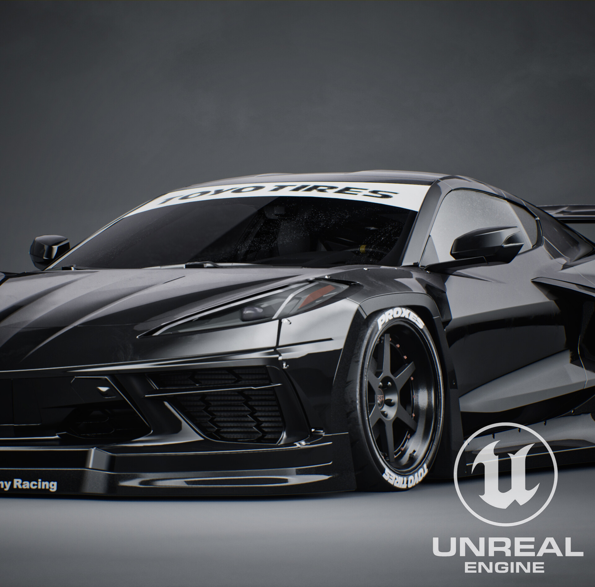 ArtStation - Corvette C8 Pandem Kit - Unreal Engine 4.27