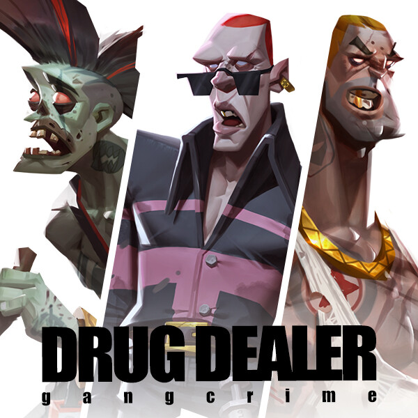 ArtStation - Drug dealer series