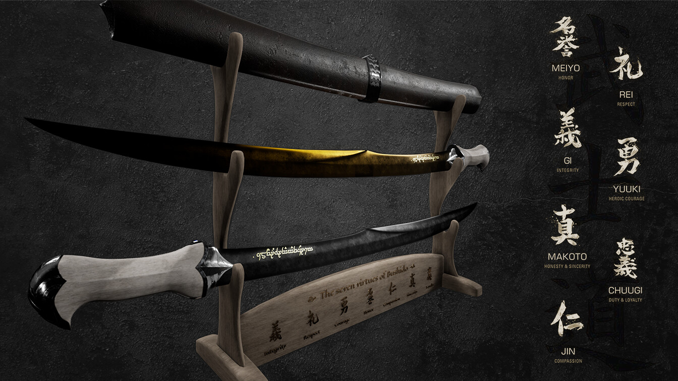 ArtStation - Night and Day Swords