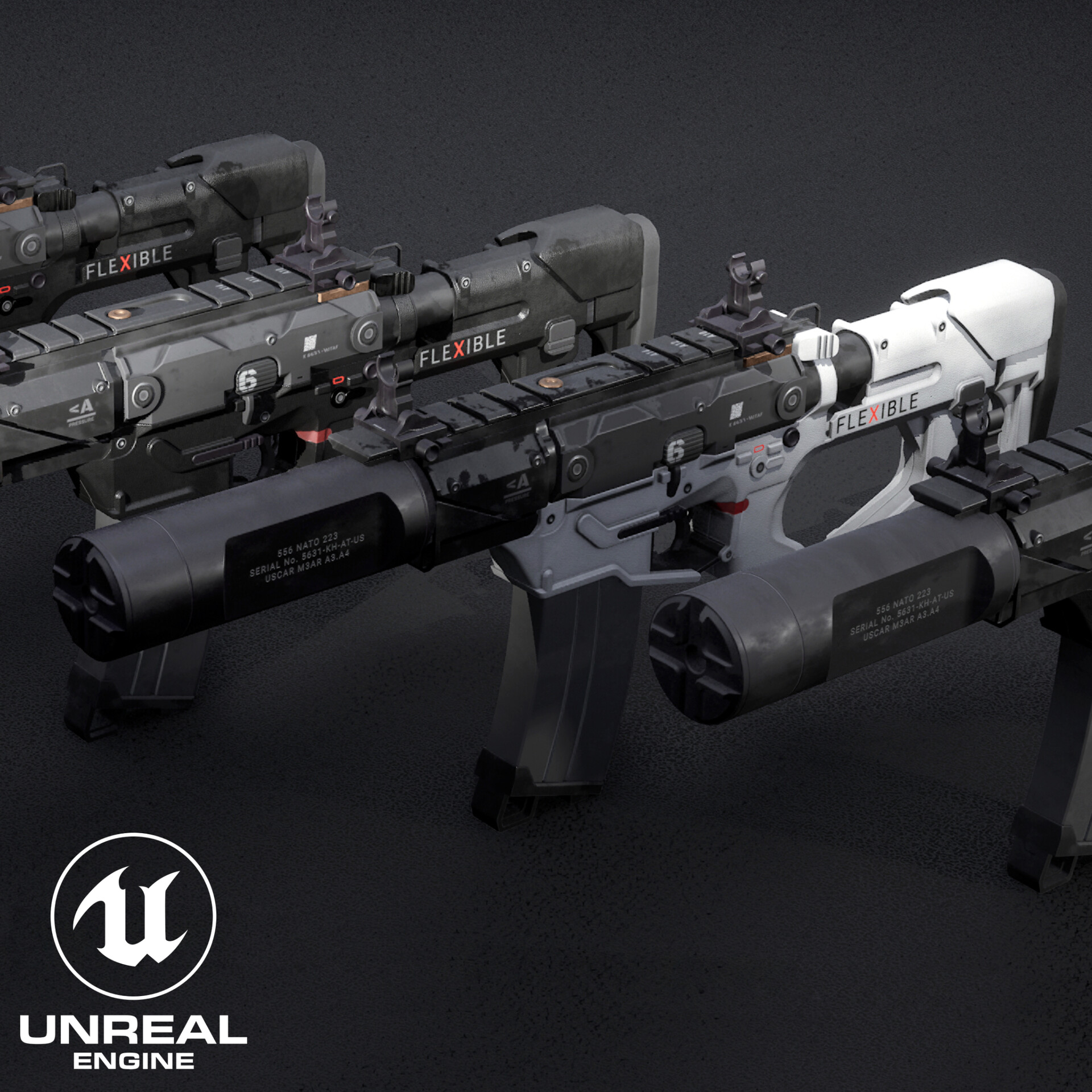 ArtStation - Assault Rifle, Concept by Kris Thaler