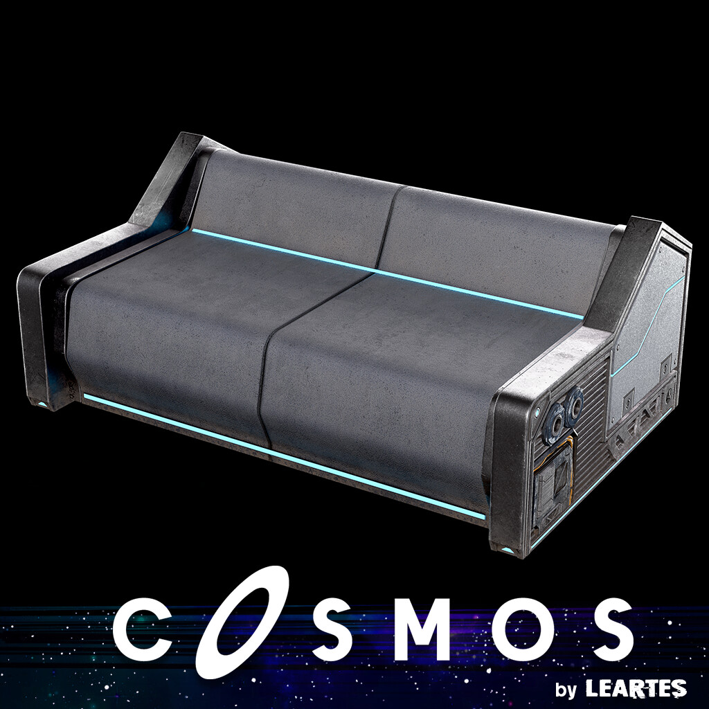 ArtStation - Futuristic Bench