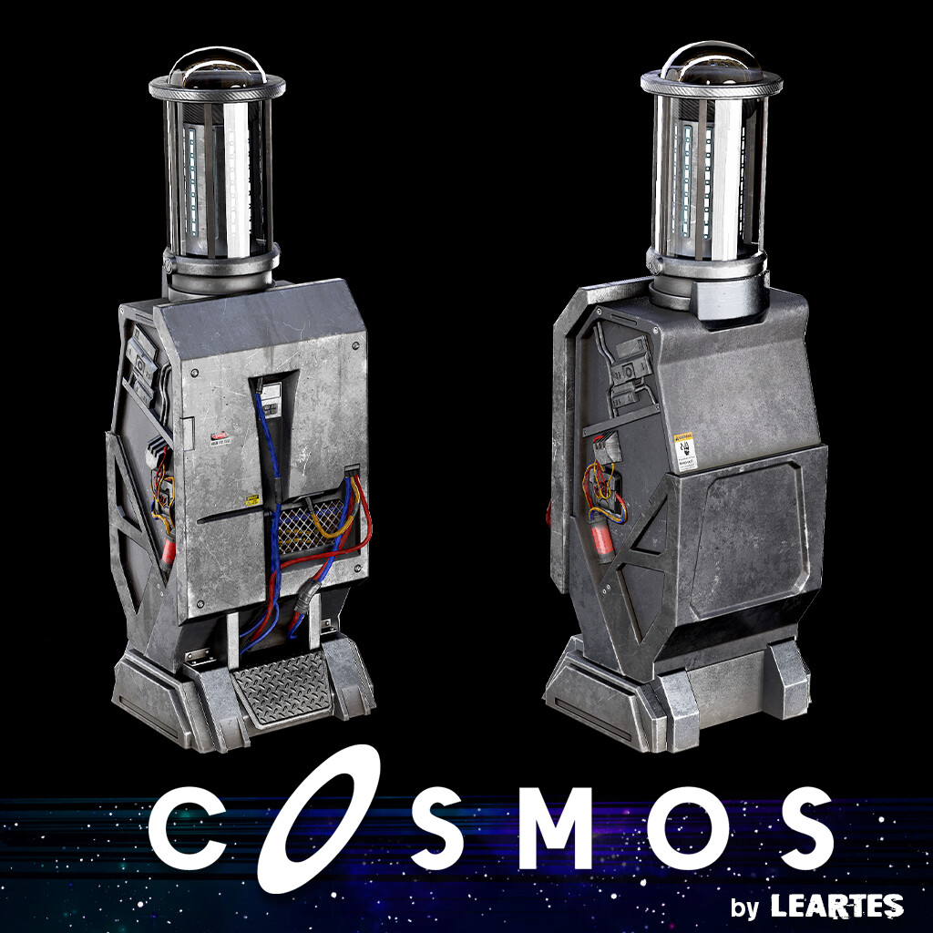 ArtStation - Futuristic Street Light