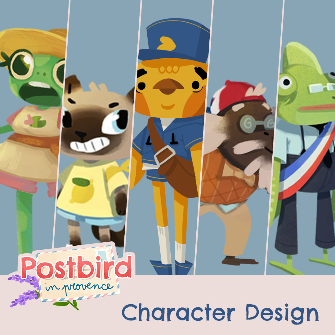 ArtStation - Postbird in Provence - Character Design