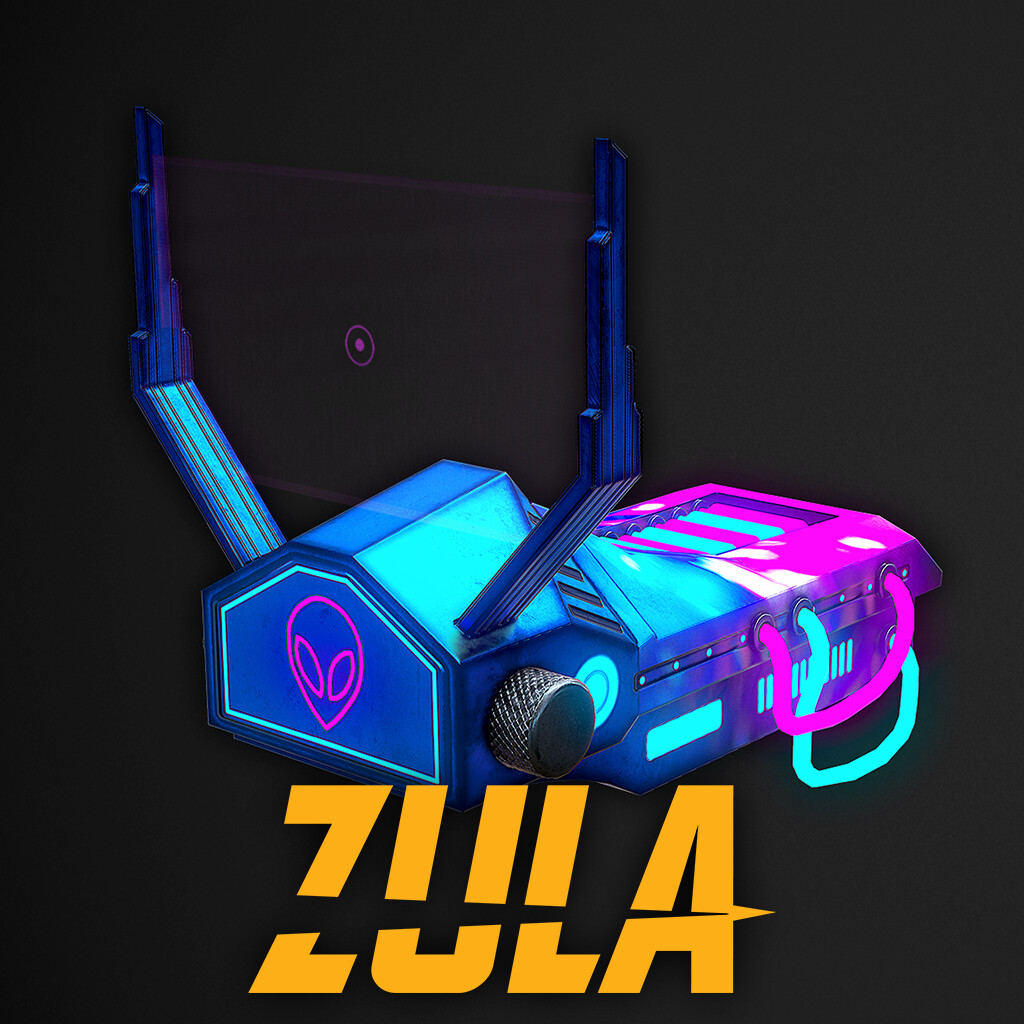 ArtStation - Neon Series Weapon Attachment