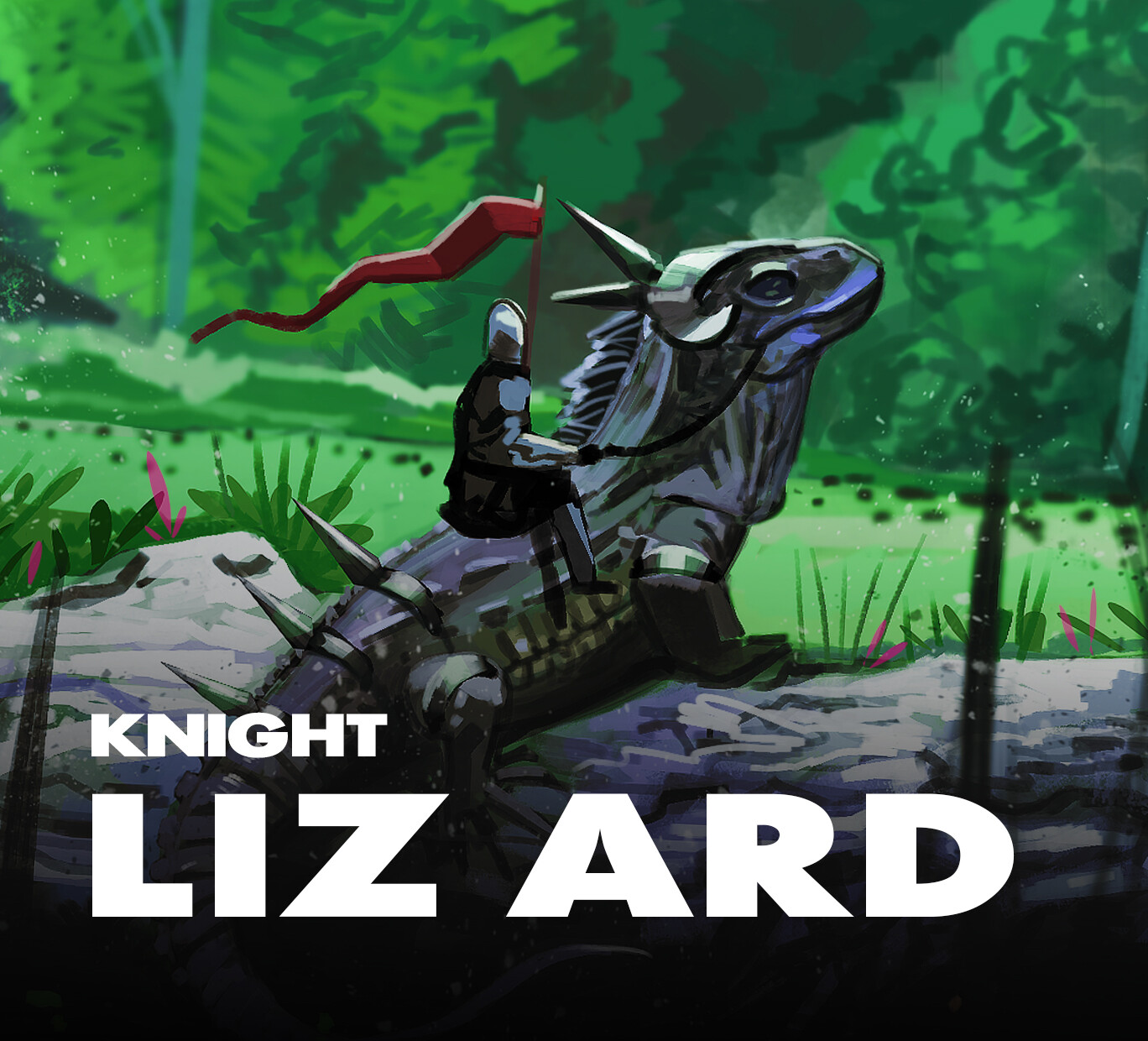 ArtStation - knight lizard