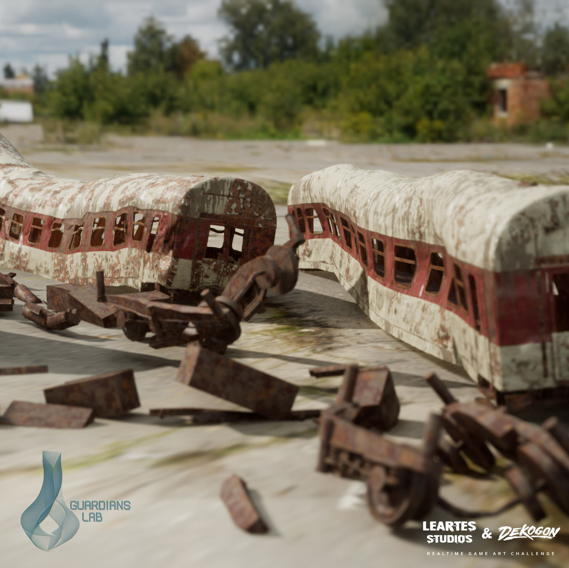 ArtStation - Train wreck refuge, Props breakdown - Leartes & Dekogon ...